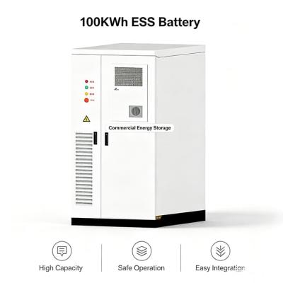 China Robust 100KWh LiFePO4 ESS Energy Storage System Harsh Environment Adaptable For Industrial Warehouse Usage for sale