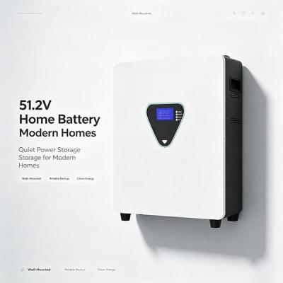China High Capacity 51.2V 200Ah LiFePO4 Solar Energy Storage System 15kWh with App Control Wall-Mounted for sale
