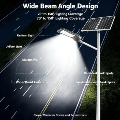 China Intelligent Dimming Solar Street Light Automatic Power Saving Street Lamp for sale