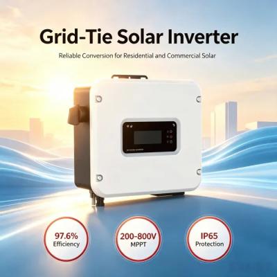 China 1kW-6kW On Grid Solar Inverter Single Phase PV Grid Tie Inverter for Home Solar System for sale