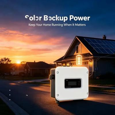 China Low Noise ≤25dB Grid Connected Solar Inverter IP65 Outdoor Wall Mount Inverter for sale