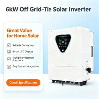 China 6000W Hybrid Solar Inverter Parallel Function 6 Units Max For Residential Use for sale