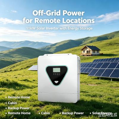 China 48V Battery 11KW Off Grid Solar Inverter Overcharge Overload Short Circuit Full Protection for sale