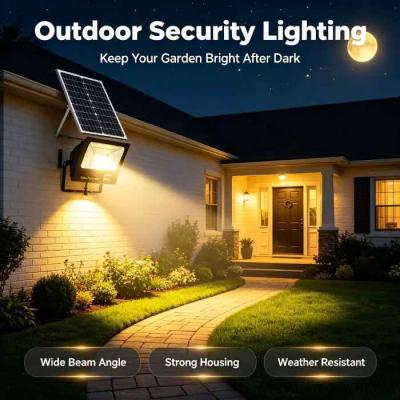 China Die-cast Aluminum Solar Flood Light Long Lasting Outdoor Garden Security Light for sale