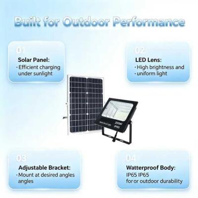 China Low Maintenance Solar LED Flood Light Ideal For Garden Street Exterior Lights for sale
