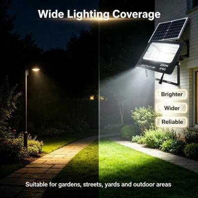 China Super Bright 121 LED Beads Solar Flood Light Wide Angle Outdoor Lighting for sale