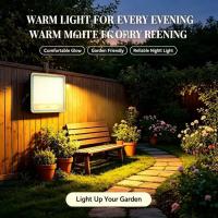 China Auto Sensor Solar Powered LED Garden Lights Long Lasting Battery Backyard Step Pathway Use for sale