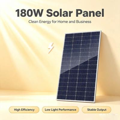 China 200‑210W 182mm Solar Panel, Customizable Cable‑Length PV Module For DIY Solar Projects for sale