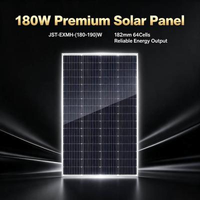 China Residential Rooftop & Garden Security Camera Power, Our Durable 180W‑190W PV Solar Panel for sale
