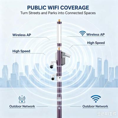 China Intelligent Street Pole for Traffic Monitoring and Public Safety for sale