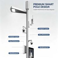 Quality Industrial‑Grade Smart City Pole, Intelligent Multi‑Function Street Light with for sale