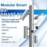 Quality Modular Smart Pole BS‑15 | All‑in‑One IoT Smart City Street Light With Camera, for sale