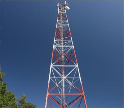 China Torre tubular de aço galvanizada da estrutura 25m do mergulho quente à venda