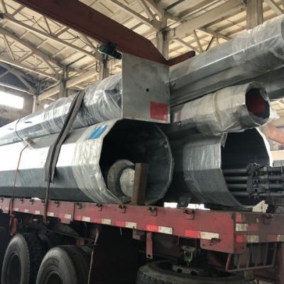 66KV Electric Lighting Steel Pole Tower Hot Dip Galvanization