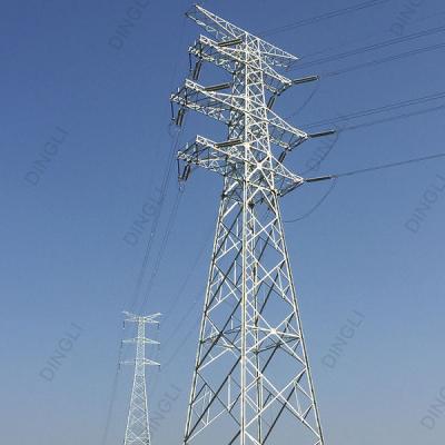 Китай башня решетки поляка трубки передачи цепи двойника 110kv стальная продается