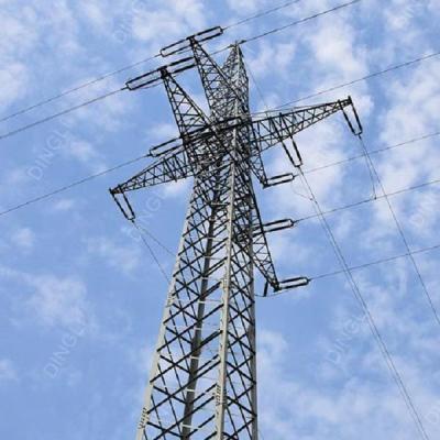 China Q245/Q355 Electric Power-van het het Staalrooster van Torenangualr Pylon de Transmissietoren Te koop