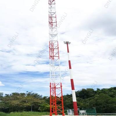 China 30m 3 mit Beinen versehener Röhren- Stahl-Pole-Turm-Rohr-Telekommunikations-Pole-Turm zu verkaufen