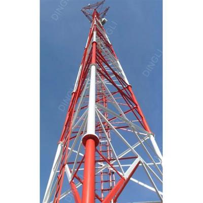 China Torre tubular de acero del enrejado Legged del HDG 3 autosuficiente en venta