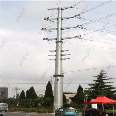 Cina Linea di trasmissione superiore delle torri di Electric Power dei tubi d'acciaio torre d'acciaio di Palo in vendita
