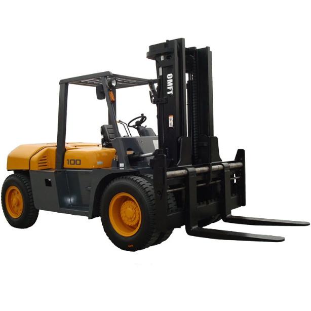 10ton Counterbalanced Diesel Forklift Truck Tcm Technology Ce ISO with Isuzu 6bg1 Engine