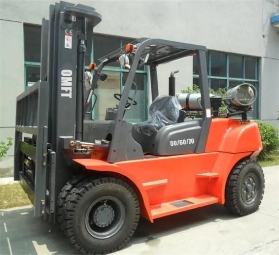 6ton LPG Forklift with Cabin GM4.3 Engine