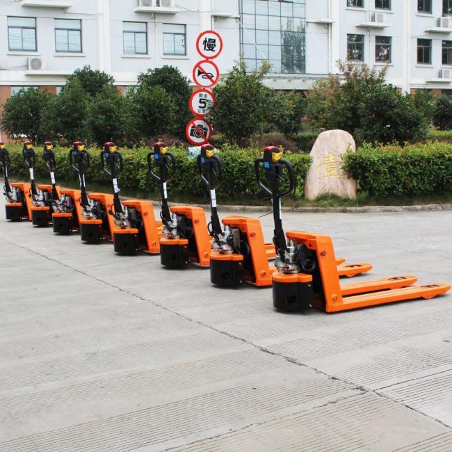 1.5 Ton 1500 Kg Cbd15A Semi Half Electric Mini Small Electric Hand Pallet Truck Jack Ce ISO