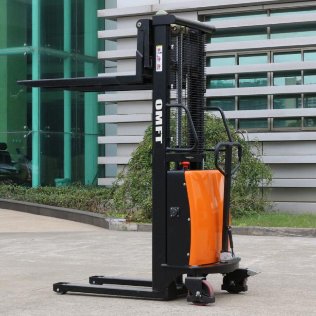 China Chinese High Quality Electric Powered Pallet Stacker Semi-Electric Pallet Stacker 1.0 Ton 1000kgs Cdsd10 with Ce ISO