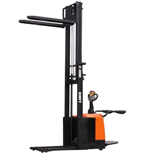 2.0 T 2000kg 2ton Electric Stacker Battery Operated Pallet Stacker with 3m 3000mm Duplex with Free Lift Fork Lift Pallet Stacker