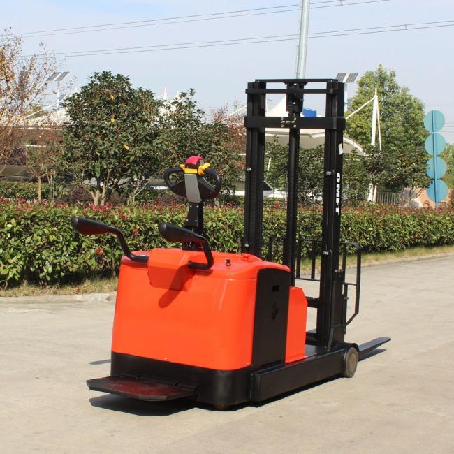 Material Handling Equipment Battery Powered Pallet Stacker Electric Counterbalance Stacker 1.5 Ton 1.5t with Fork Tilting Function
