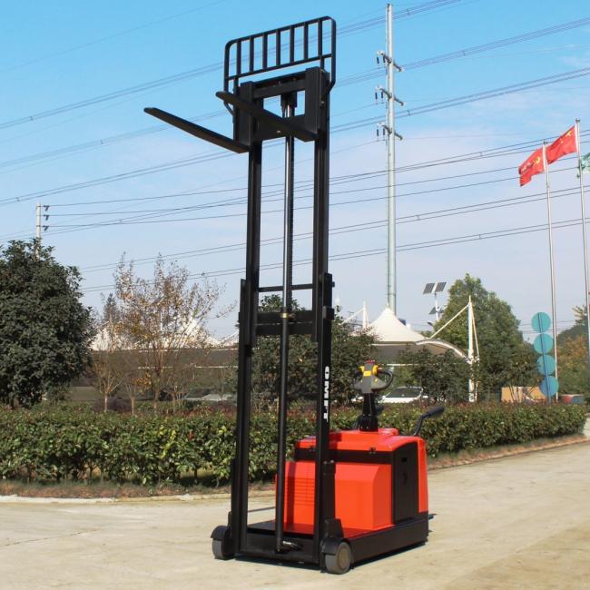 1.5t 1.5 Ton 1.5ton Battery Operated Electric Counter-Balance Pallet Stacker Lifting Height 2500mm 2.5m Mast Duplex Mast Two Stage Mast Fork Lift