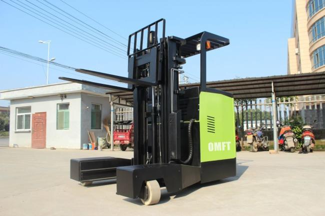 Narrow Aisle Forklift All - Direction Turning and Side - Loading Electric Reach Forklift