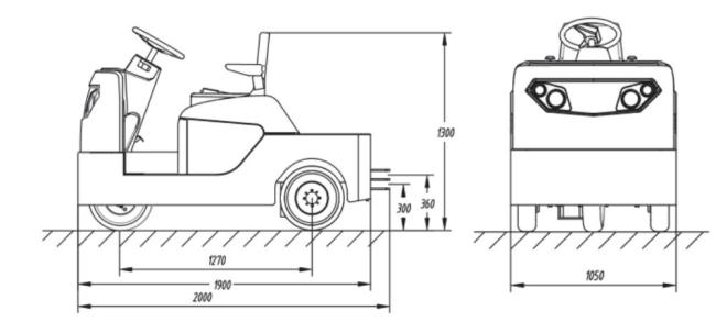 3ton 6ton Automatic Seat Type Electric Tow Tractor with Ce Certificate