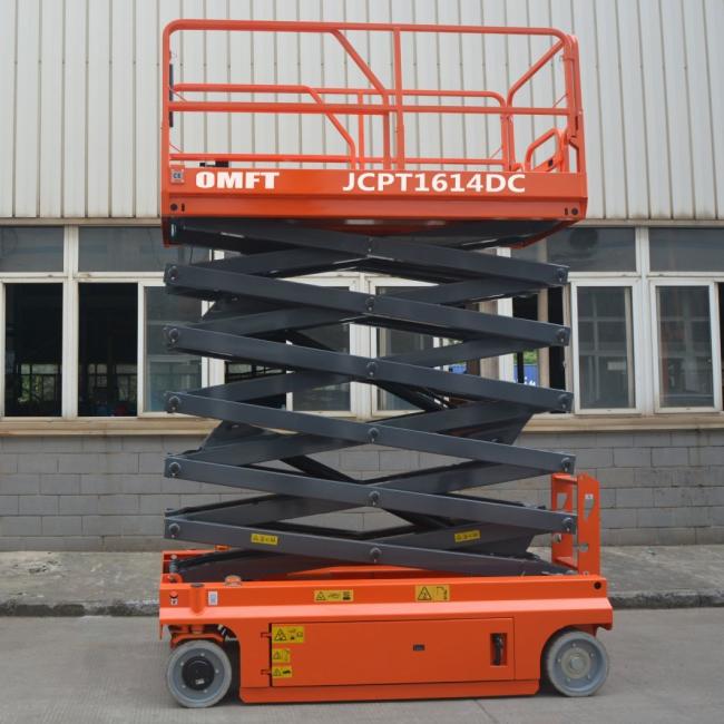 4m 6m 8m 10m 12m 14m Electric Power Self Propelled Hydraulic Automatic Scissor Lifting Platform on Tracks
