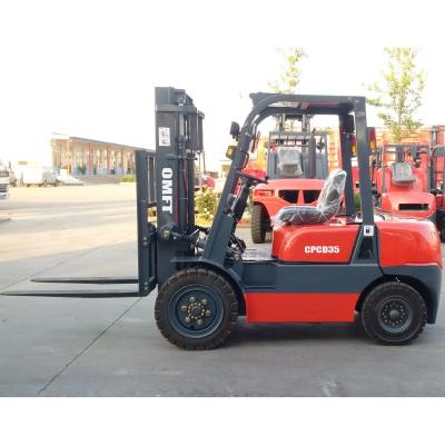 China 3.5 Ton Toyota 7 Model Ce ISO Counterbalanced Diesel Forklift Truck with Isuzu 4jg2 Engine for sale