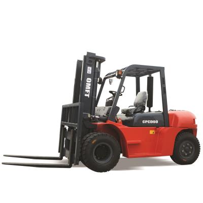 Cina 6 tonnellate Mitsubishi Isuzu Motor Forklift Truck con Triplex Full Free Mast e Clamp in vendita