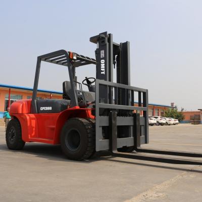 Cina CPCD80 carrello elevatore diesel da 8 tonnellate con motore cinese o giapponese Larghezza di forcella 3060 mm in vendita