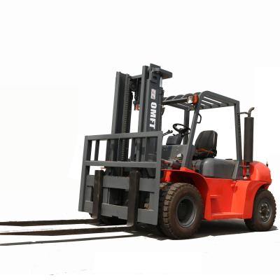 China 10 toneladas de empilhadeira diesel com pneus sólidos Min. Largura do canal de ângulo direito 3540 mm à venda