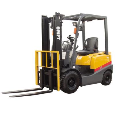 China 1.5t 1,5t 1500kg em empilhadeira diesel com transmissão automática e material de borracha de aço à venda