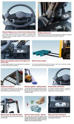 Cina 4.5t 4.5ton 4.5T forklift diesel con trasmissione automatica Min. raggio di rotazione 2780mm in vendita