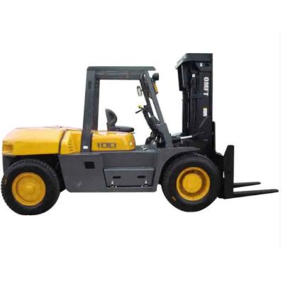 Cina Forklift diesel da 10 tonnellate in gomma d'acciaio con altezza di sollevamento di 3 m/4,5 m/6 m e pneumatici solidi in vendita