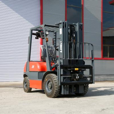 China 2.5 Ton Diesel Forklift Truck with Ce ISO SGS Certification Tyre Pneumatic or Solid for sale