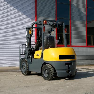 Cina 3 tonnellate 3000 kg Cpcd30 camion elevatore diesel con mastello duplex di 3,5 m 3500 mm in vendita