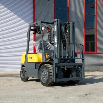 Cina 3 tonnellate 3000 kg Cpcd30 camion elevatore diesel con mastello duplex di 3,5 m 3500 mm in vendita