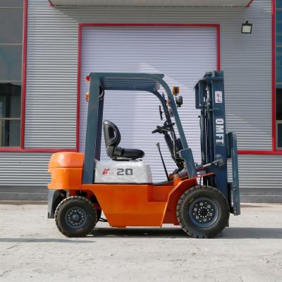 Cina Isuzu/Mitsubishi/Yammar/Kubota/Chinese Motor 2.0 Ton Forklift con 3,5m Due stadi Full Free Mast in vendita