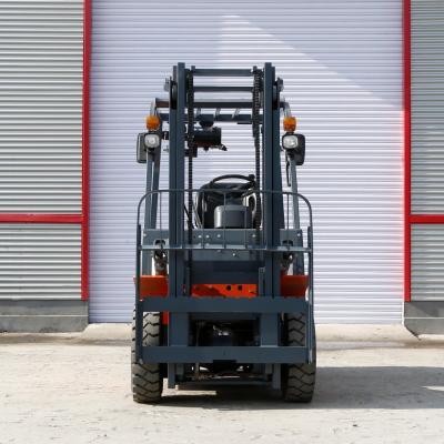 China 2.5 ton 2500 kg Cpcd25 Diesel vorkheftruck met 3m 3000mm Duplex en vrije lift in banden Te koop