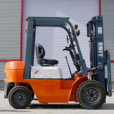 China 2.5t Diesel vorkheftruck met 3,5m Twee-stap vol vrije mast Duplex vol vrije mast Te koop