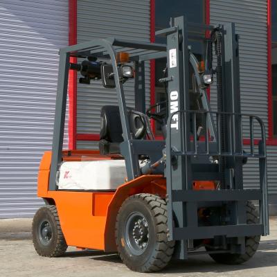 China 6m 6000mm mast Triplex 2.5t Diesel vorklift met vrije lift en Ce ISO SGS-standaard Te koop