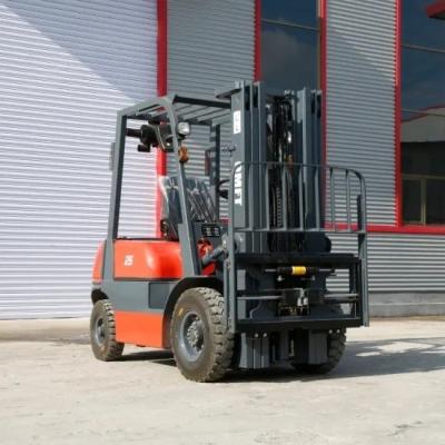 China Isuzu Motor Diesel Trucks Tcm 2.5 Ton Diesel Forklift 1070mm Fork Lift Height 3000-7000mm for sale
