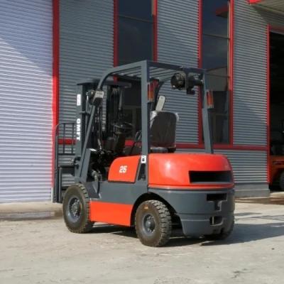 China Isuzu Motor Diesel Trucks Tcm 2.5 Ton Diesel Forklift 1070mm Fork Lift Height 3000-7000mm for sale