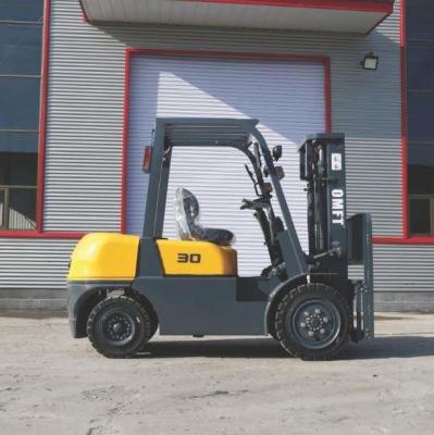China 3 Tons Yanmar Diesel Forklift with 3m Lifting Height and Min. Turning Radius of 2470mm for sale
